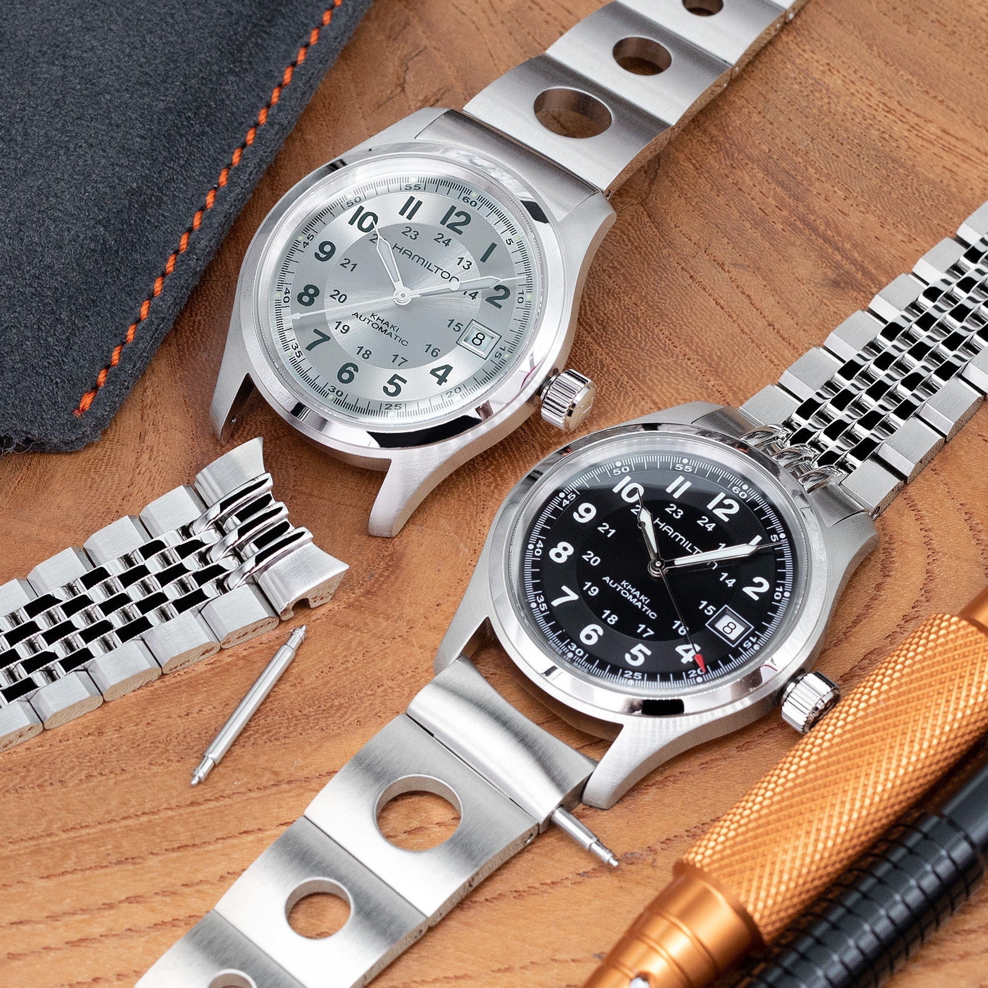 Command Attention Hamilton Khaki Field Military Watches | Strapcode