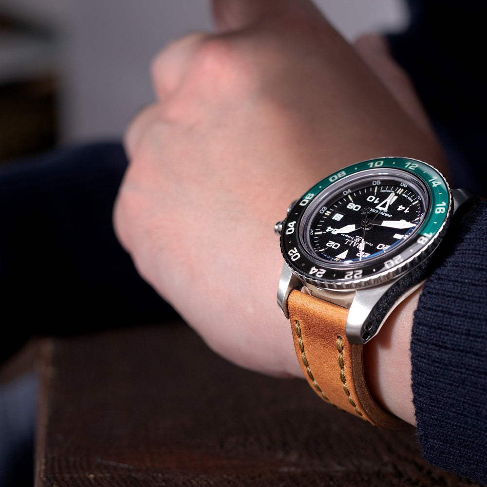 Artisanal Craft of Griffon Handmade Leather Watch Strap | Strapcode