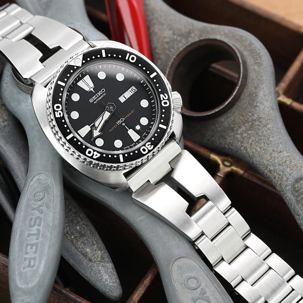 316L Stainless steel Retro Razor watch band | Strapcode