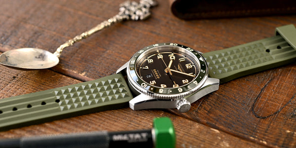 Green Rubber Watch Straps | Strapcode