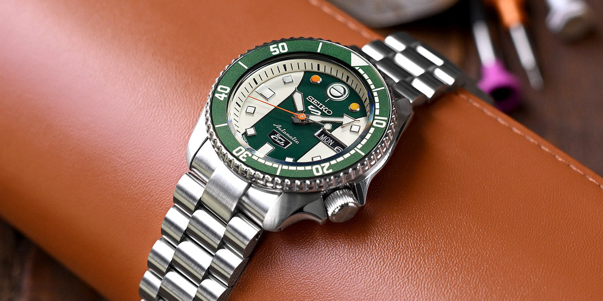 Seiko 5 Sports 5S, Fitted Curved Endlink Watch Bands | Strapcode