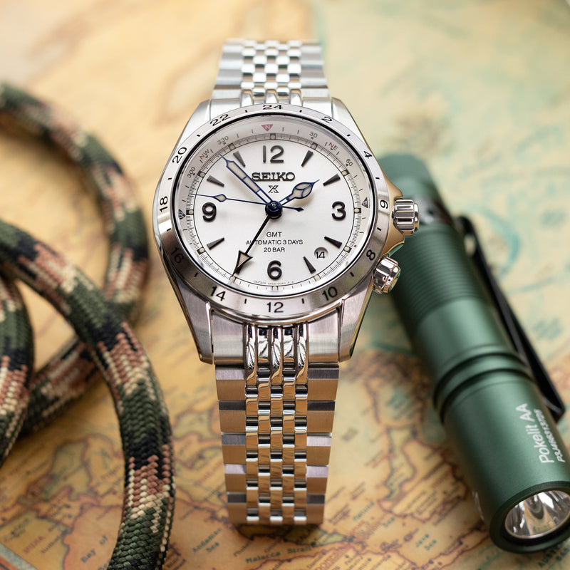 Seiko Alpinist SARB017 Curved End Asteroid Watch Bands | Strapcode