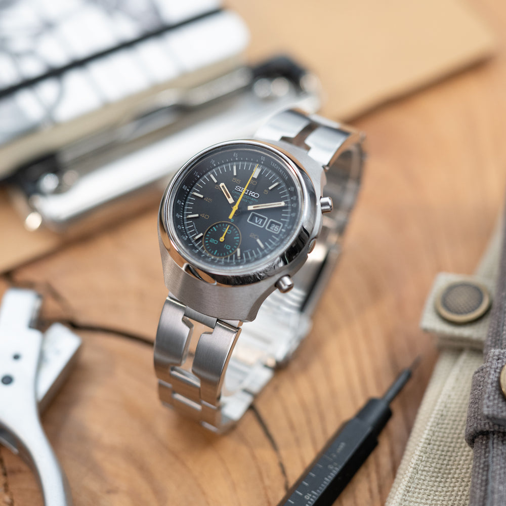 Upgrade your watch by changing Retro Razor metal watch band |Strapcode