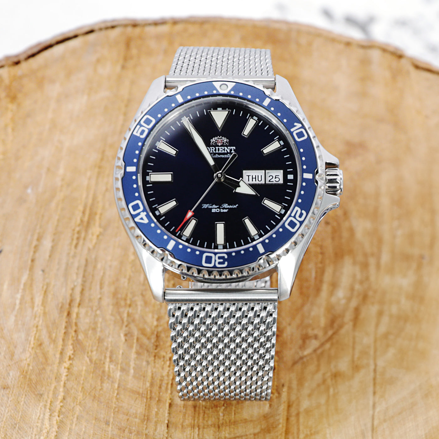 Quick Release Tapered Milanese Brushed Mesh Watch Band | Strapcode