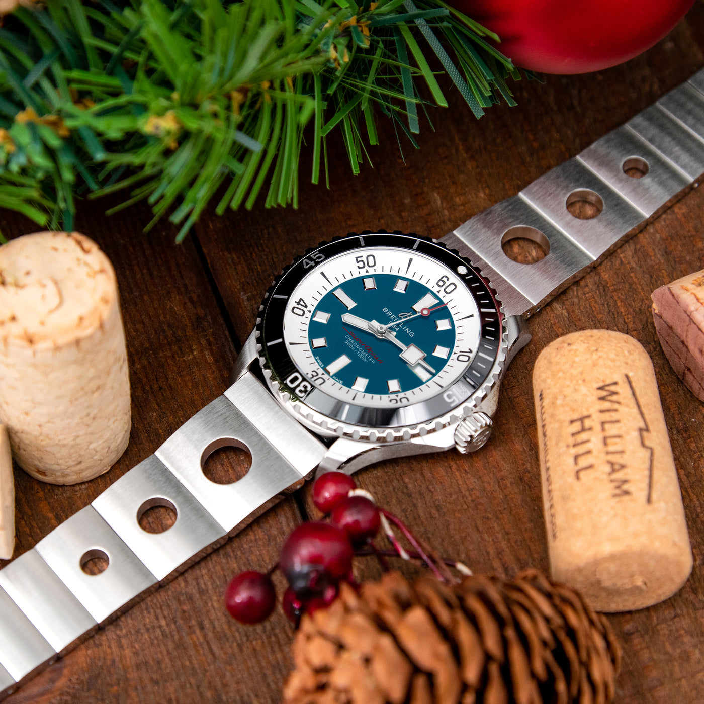 Straight End 20 22mm Rollball Watch Bands | Strapcode