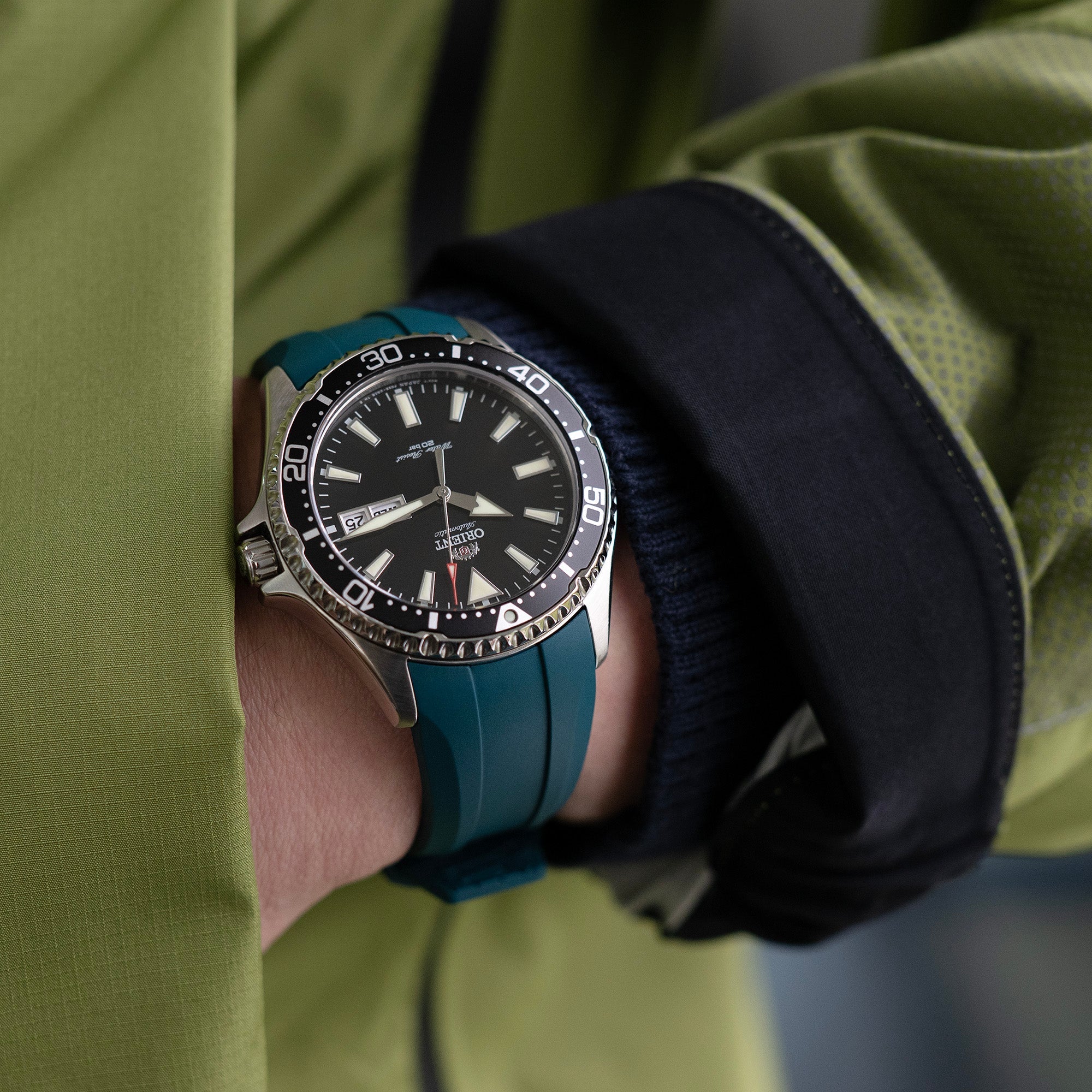 Orient Ray 2 & Orient Mako 2 Curved End Replacement Watch Bracelets ...