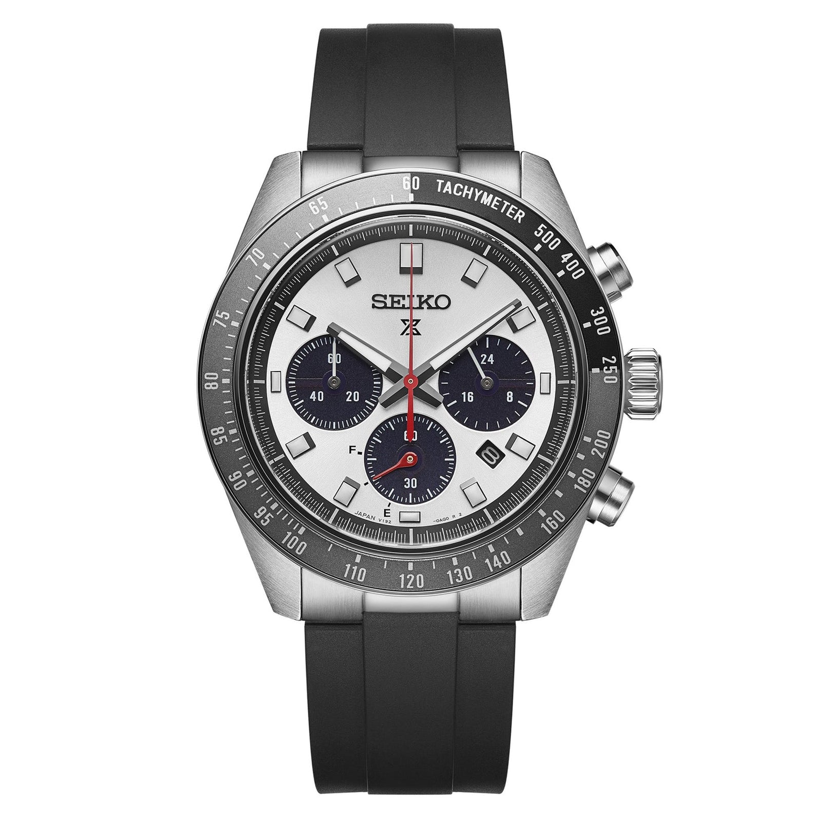 21mm Crafter Blue FKM Strap with Curved End Links For Seiko Speedtimer ...