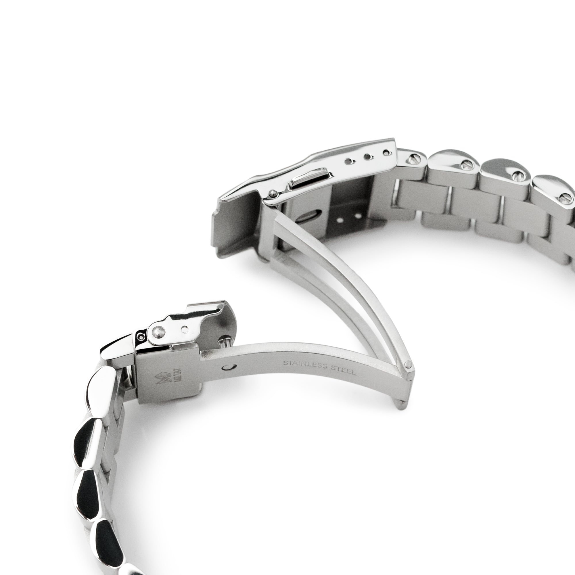 22mm Endmill Stainless Steel Band for Seiko SKX007 SKX009 | StrapCode