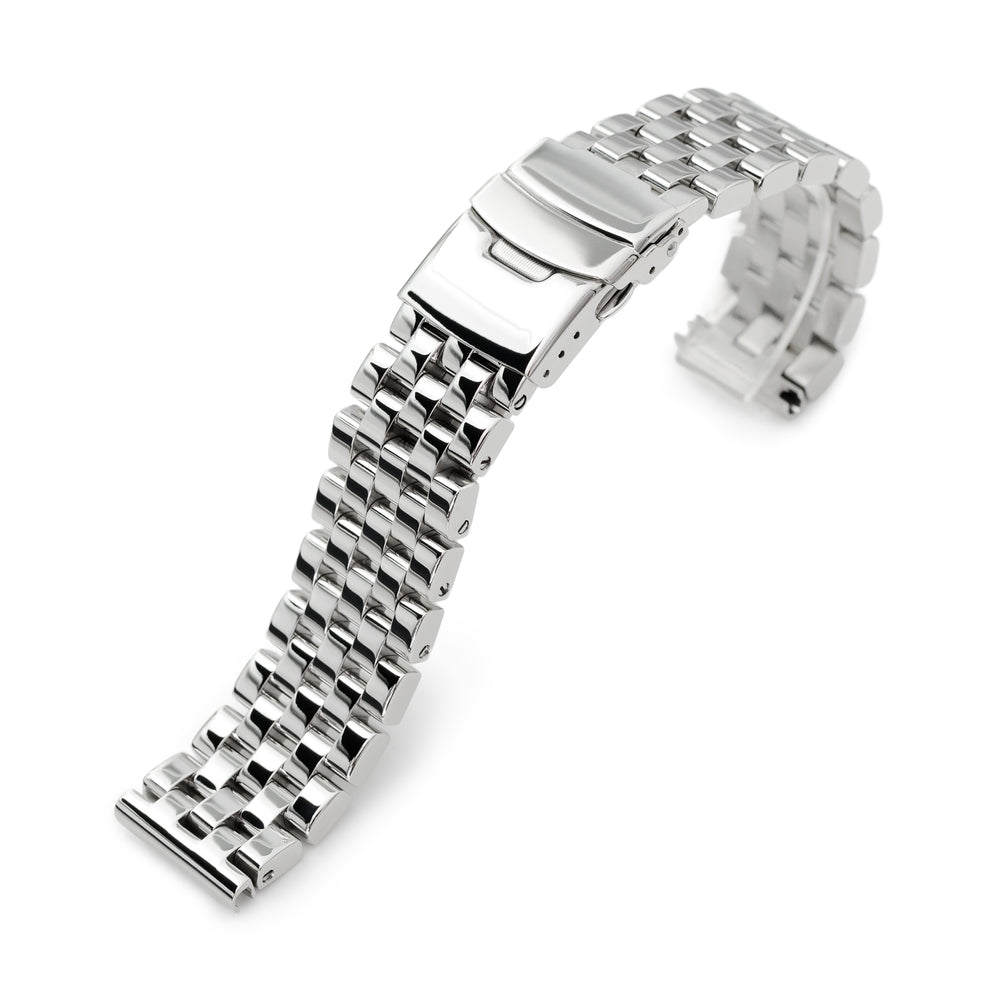 Super Engineer I Polished Stainless Steel Watch Bracelet | StrapCode