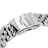 Polished Engineer Solid Link 316L Stainless Steel Watch Bracelet Band ...