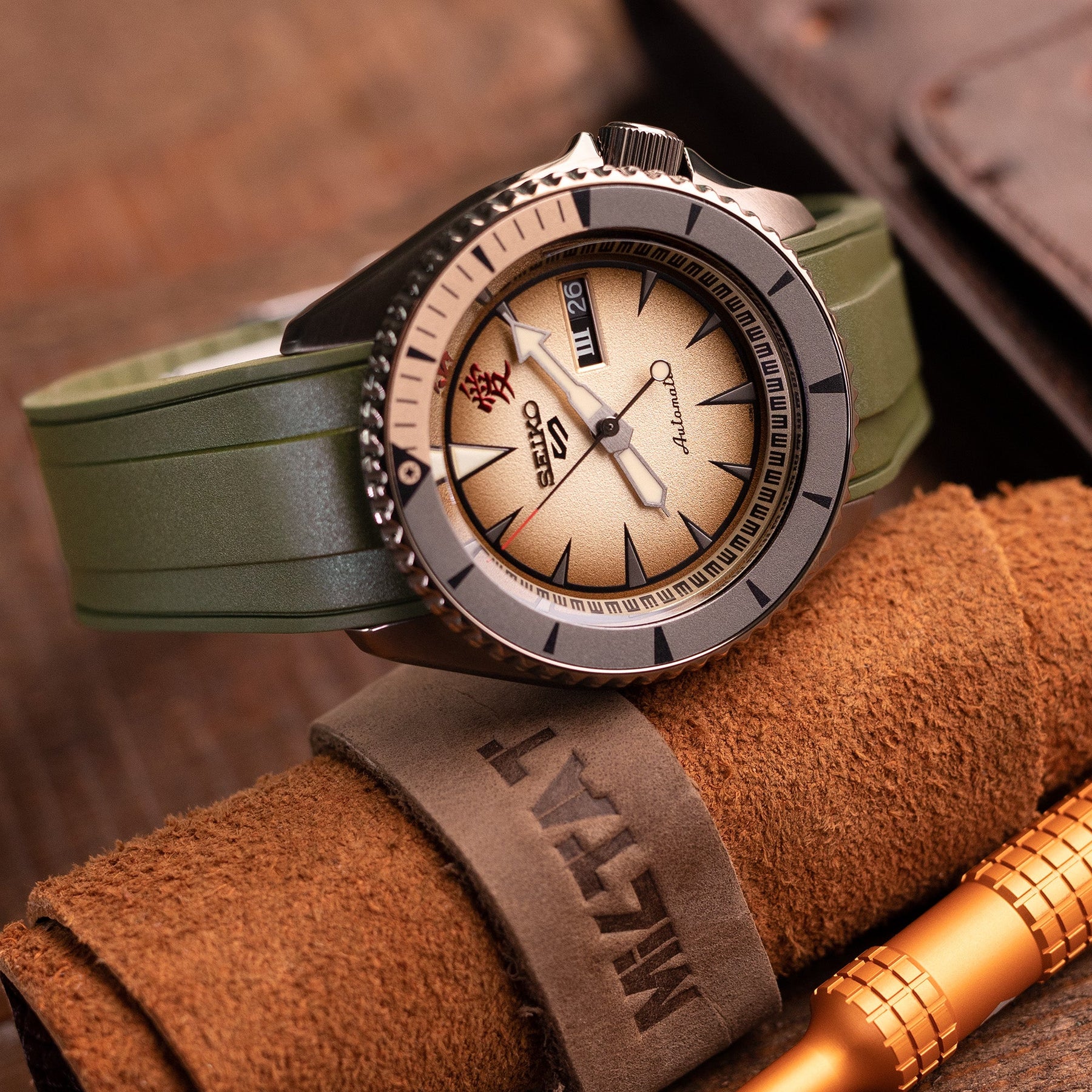 Seiko 5 Sports 5S, Fitted Curved Endlink Watch Bands | Strapcode