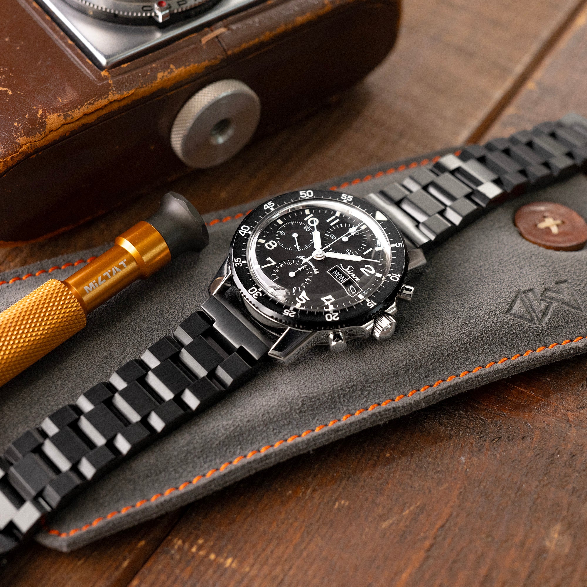 Straight End 20mm Hexad Watch Bands | Strapcode