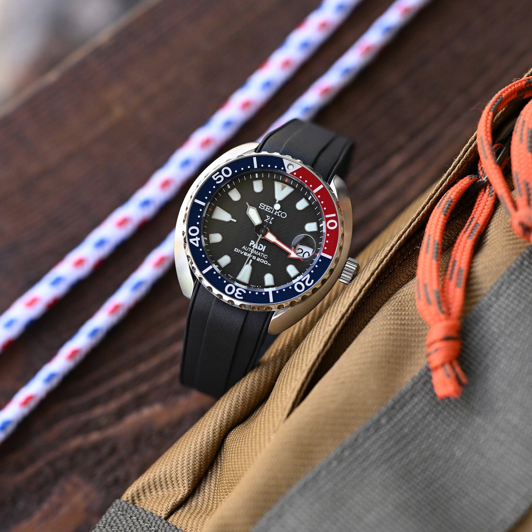 StrapXPro - SBX2B Rubber Strap Seiko Prospex Mini Turtle | Strapcode