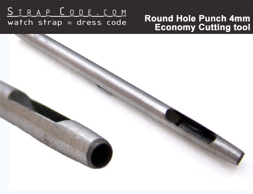 Round Hole Punch 4mm Economy Cutting tool - Strapcode