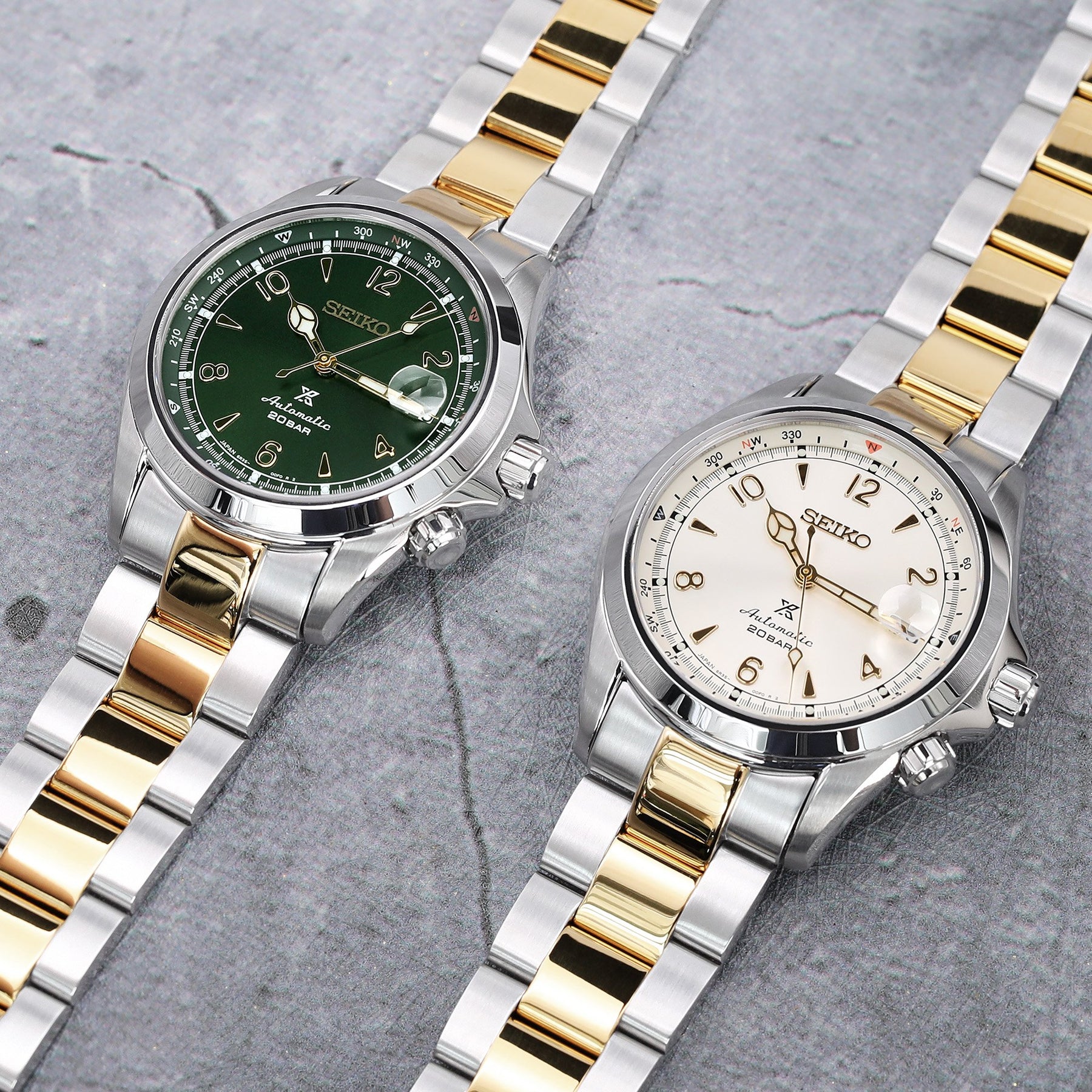 Seiko Alpinist SARB017 Curved End O Boyer Bracelet | Strapcode