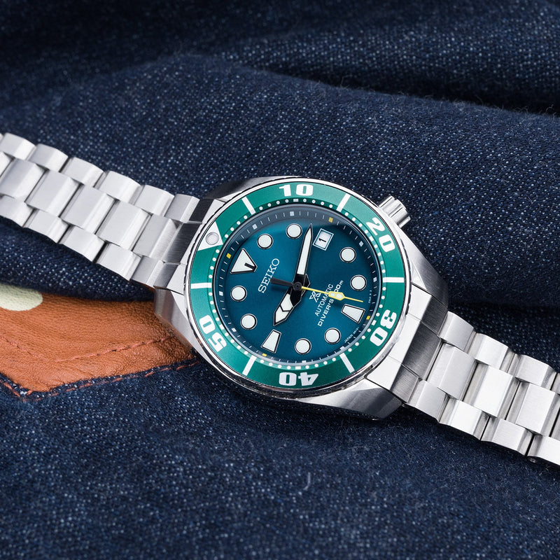 Seiko Mod Sumo SBDC001 Curved End Hexad Bracelet | Strapcode