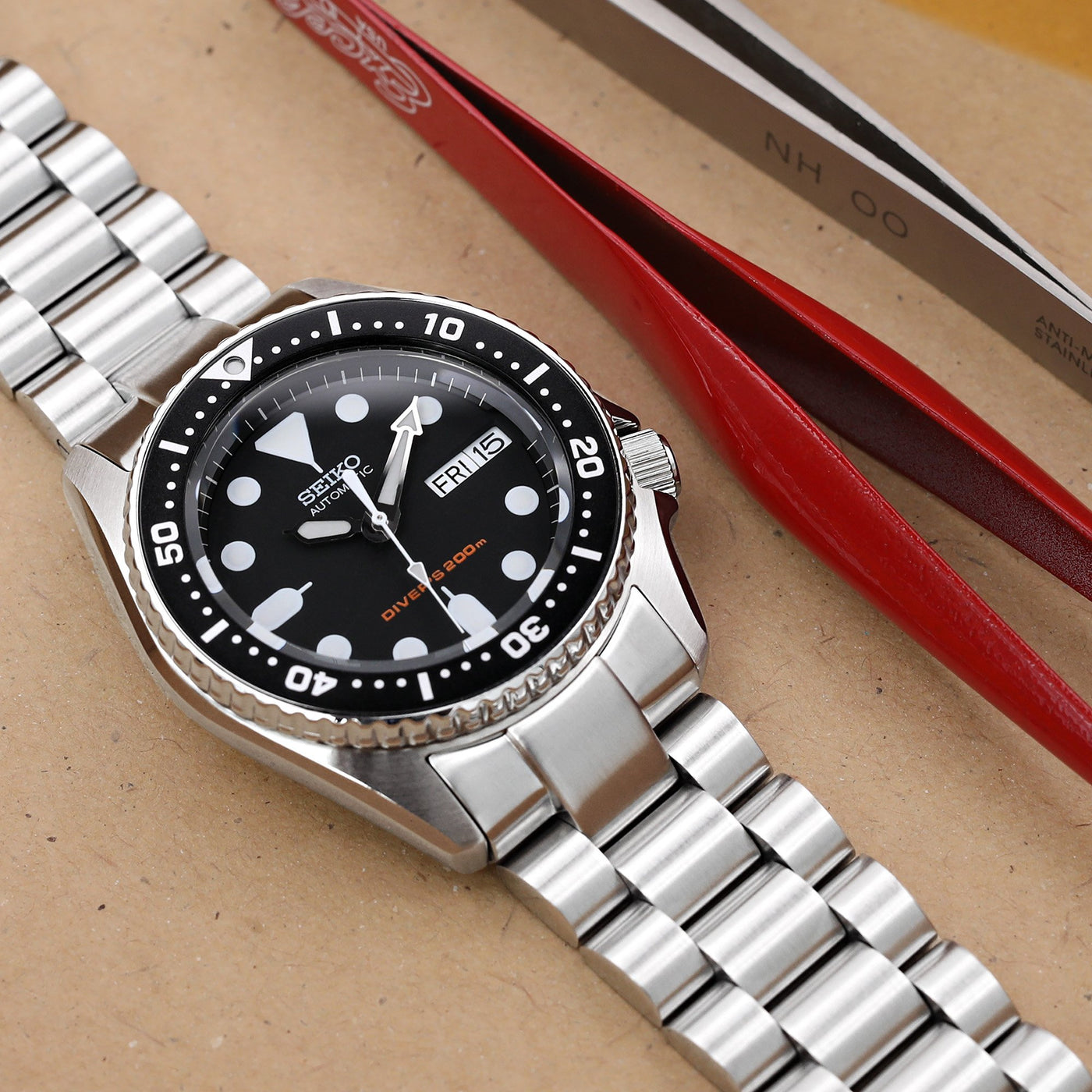 Seiko Mod SKX013 Curved End Endmill Bracelet | Strapcode