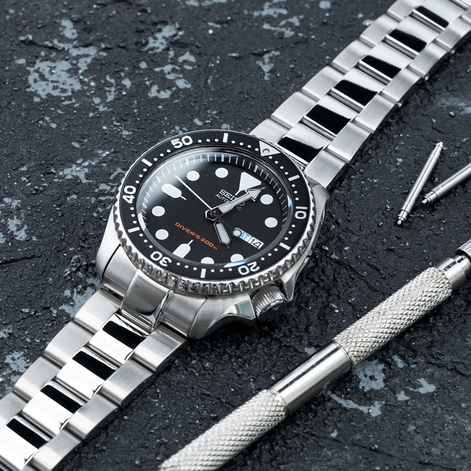 Seiko Mod SKX007 SKX009 Curved End O Boyer Bracelet | Strapcode