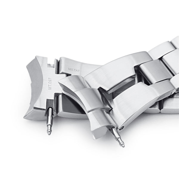 TUD BB 79230 Curved End Retro Razor Bracelet | Strapcode