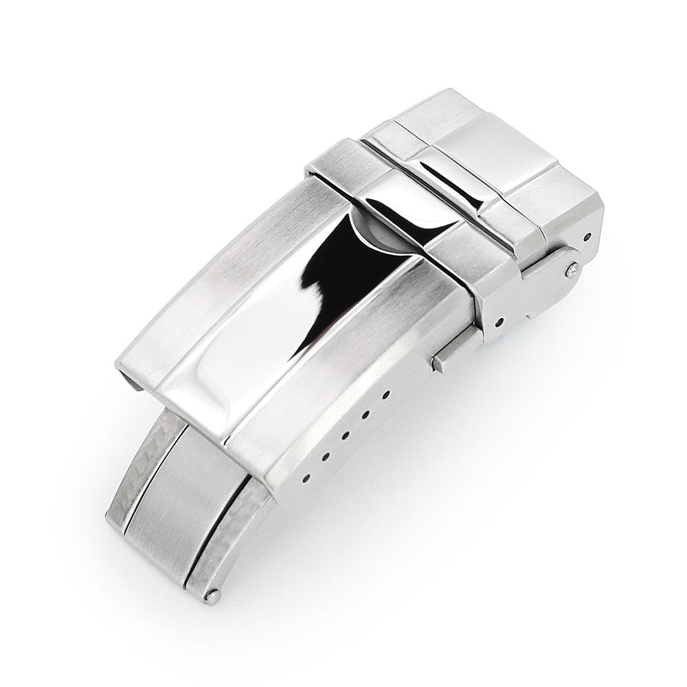 16mm?20mm Stainless Steel Turning Diver Clasp with Double Lock | Strapcode