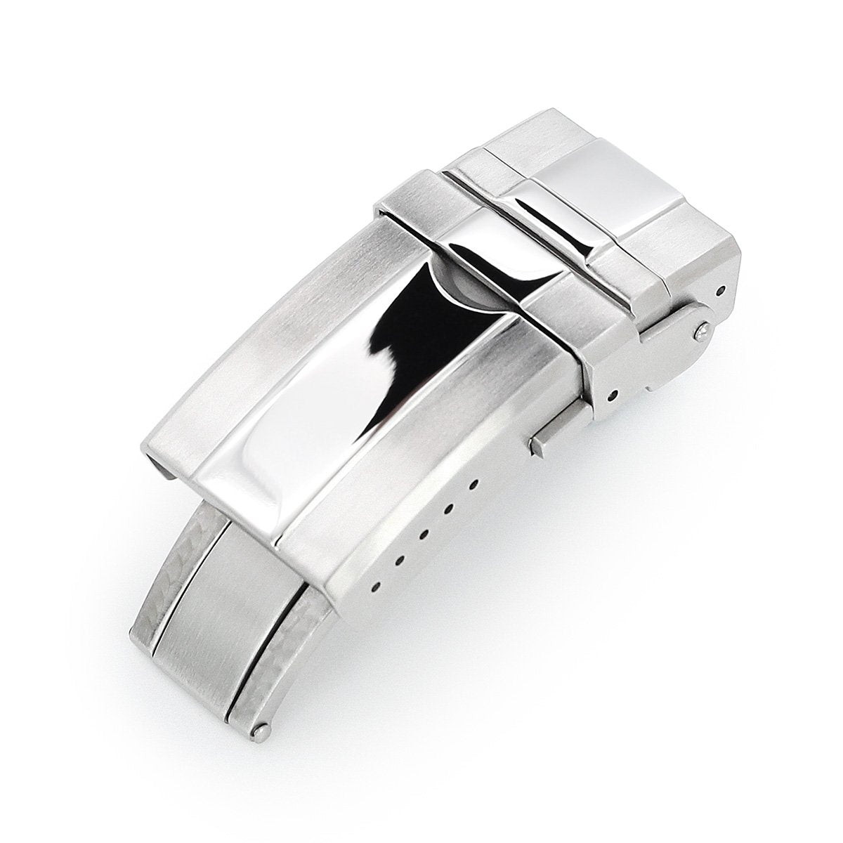 16mm?20mm Stainless Steel Turning Diver Clasp with Double Lock | Strapcode