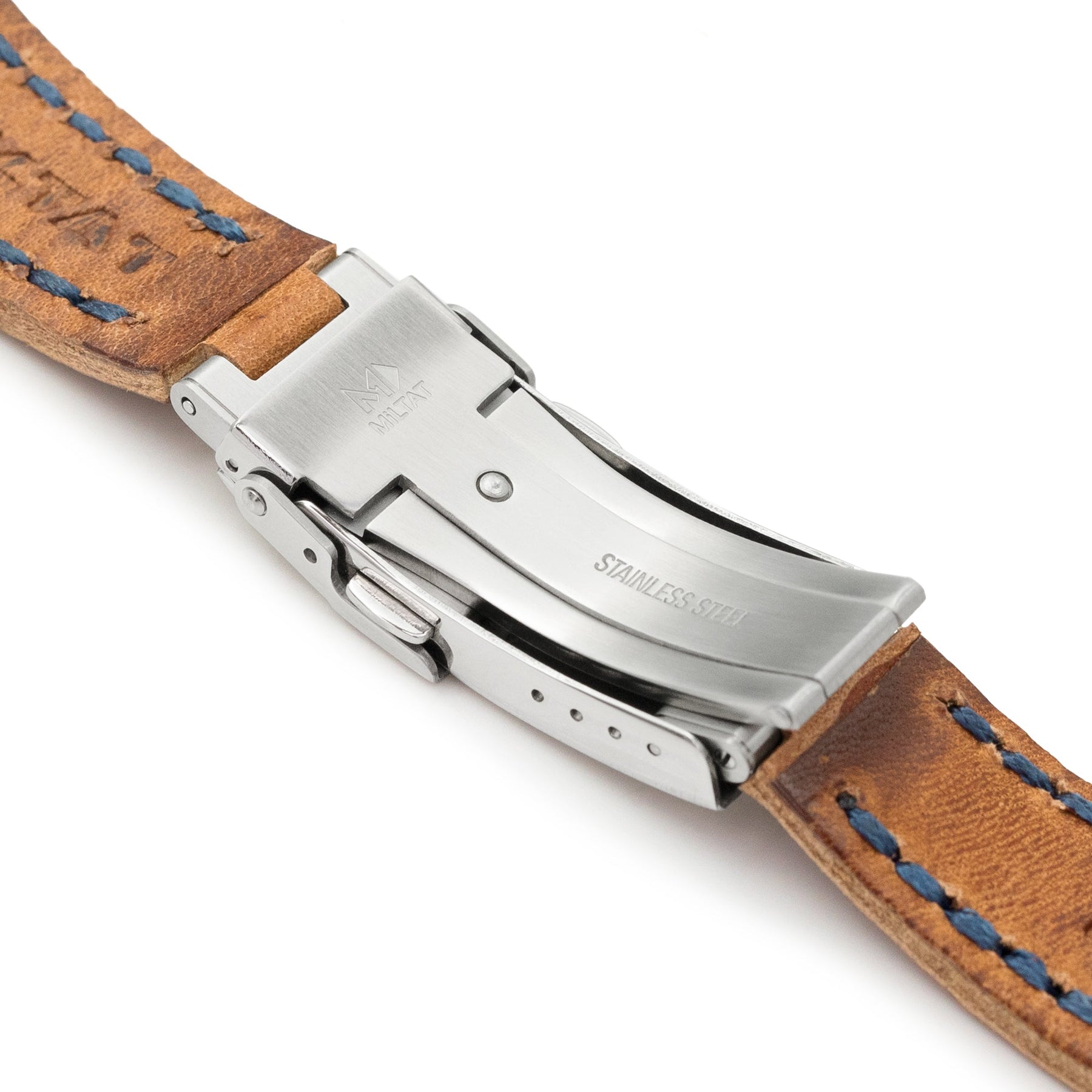 20mm Griffon One-Pc Handcrafted Italian Leather Watch Band | Strapcode