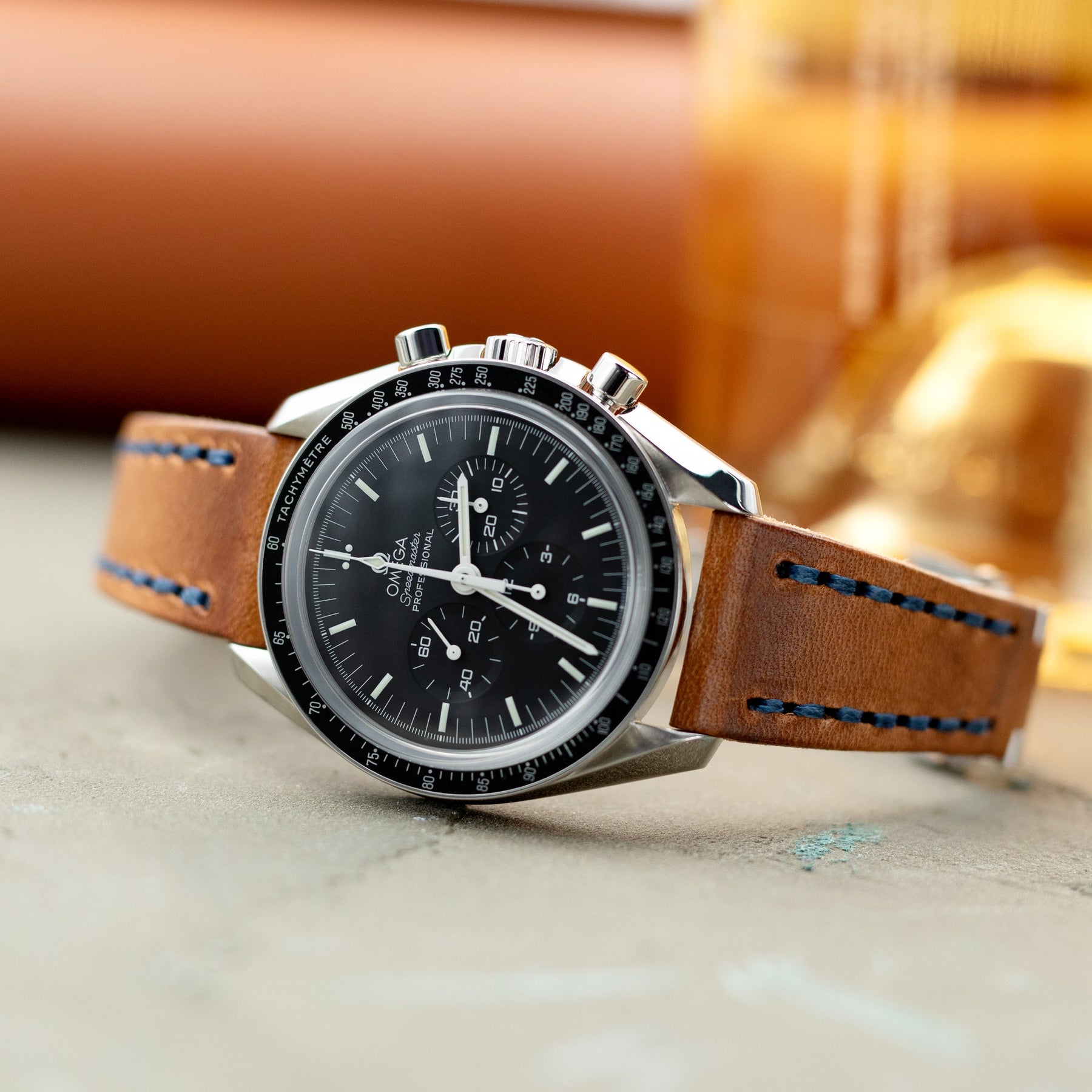 20mm Griffon One-Pc Handcrafted Italian Leather Watch Band | Strapcode