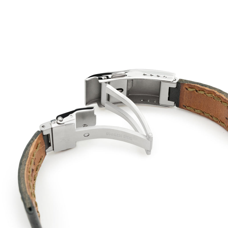 MiLTAT Handmade Leather Watch Straps & Replacement Bands | Strapcode