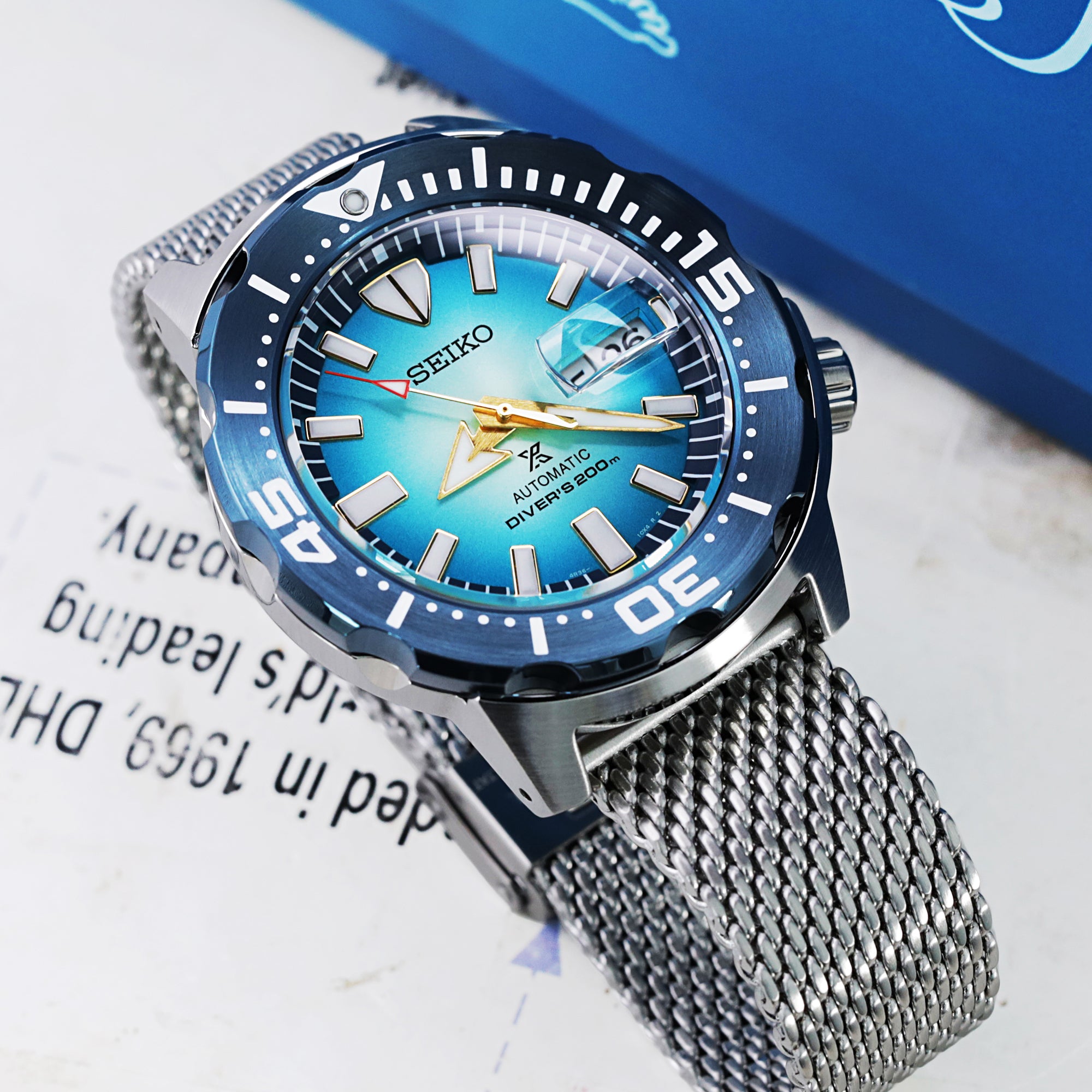 SHARK Mesh watch band, Mesh bracelet, Milanese watch band | Strapcode