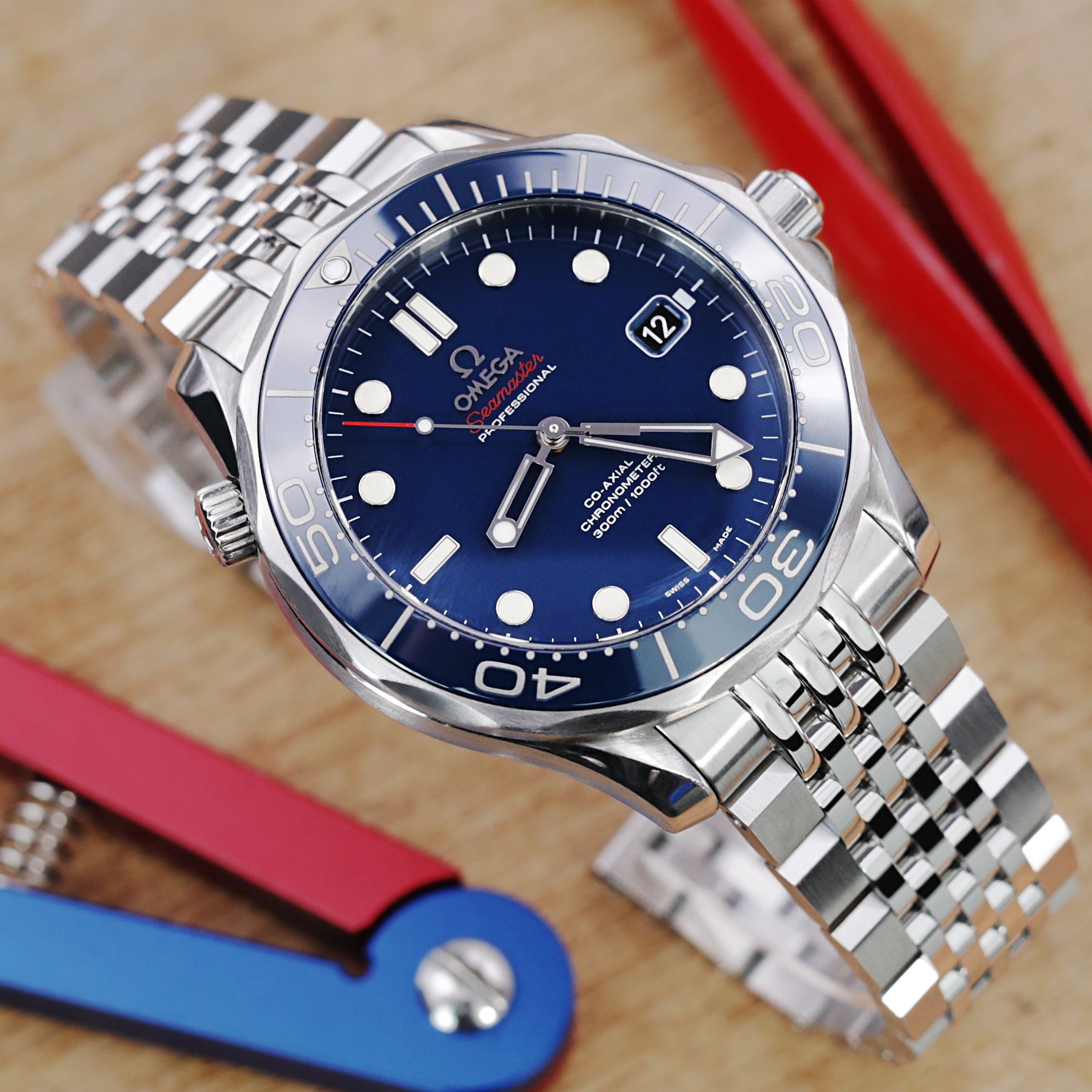 Omega Seamaster 41mmStainless Steel Asteroid Watch Bands | Strapcode
