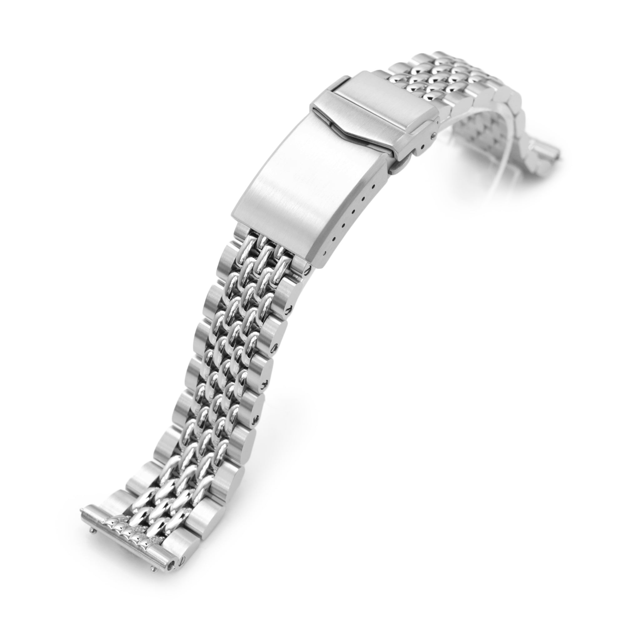 Straight End 18mm 19mm 20mm Goma BOR QR Watch Bands | Strapcode