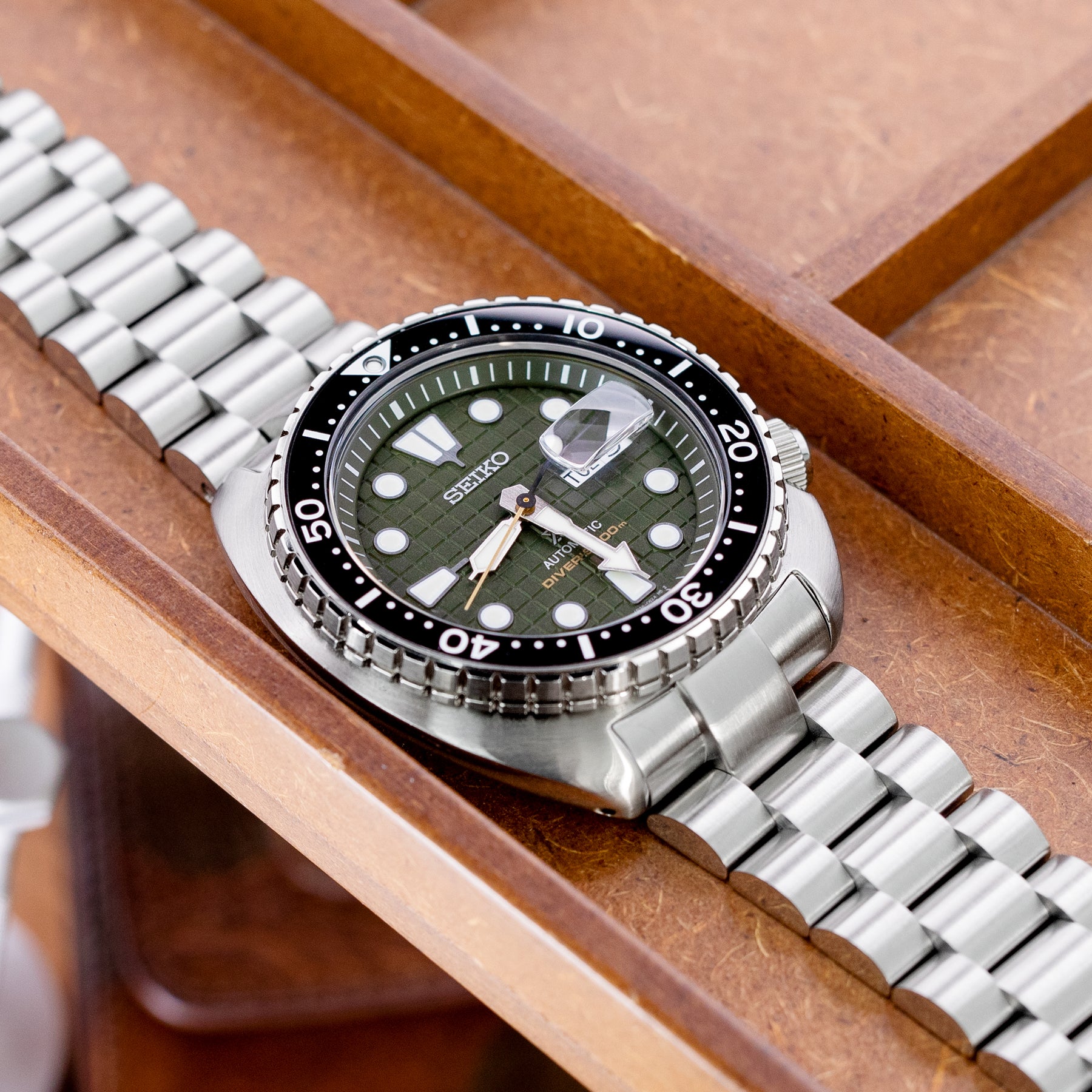 Endmill Stainless Steel Watch Bracelet for Seiko New Turtles SRP777 ...