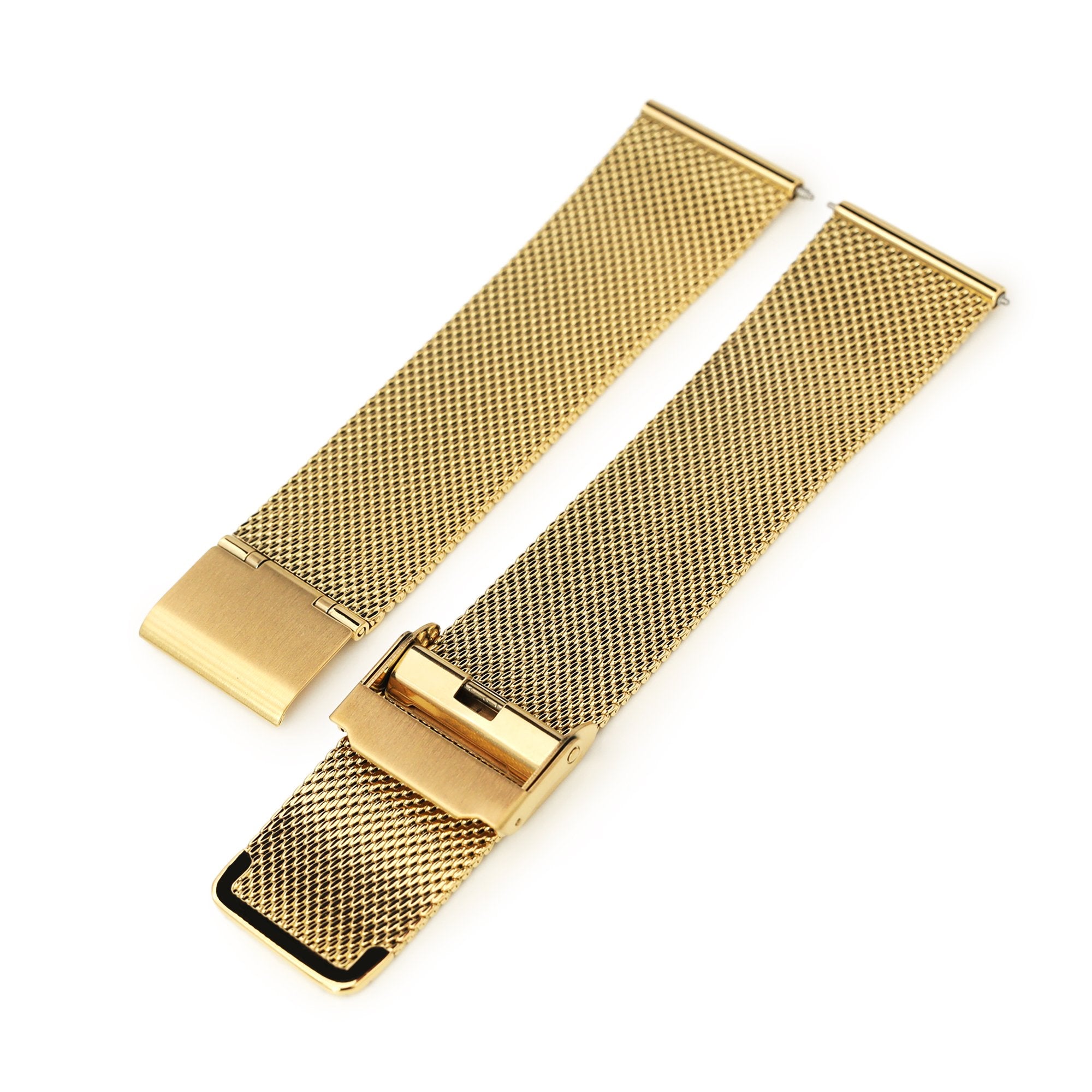 Quick Release Gold Mesh Watch Band 18mm?22mm Superfine | StrapCode