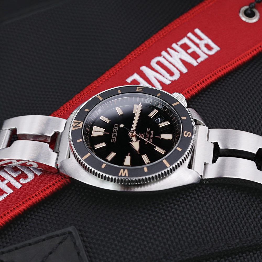 Straight End 20mm Retro Shaver Blade Watch Bands | Strapcode